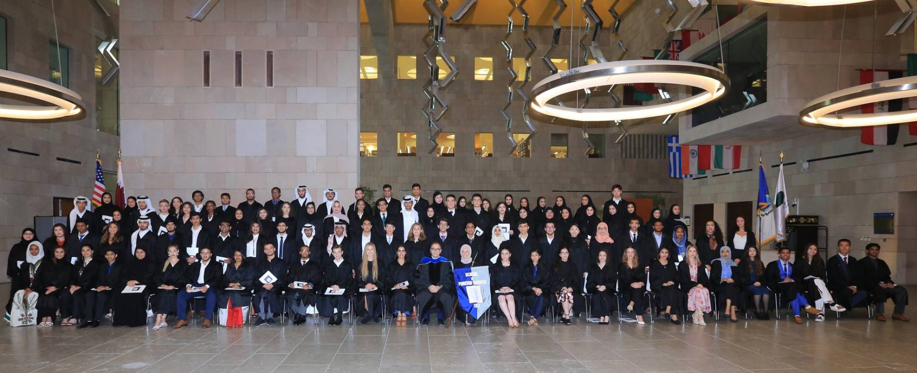 111 Incoming Students Inducted into Georgetown University in Qatar ...
